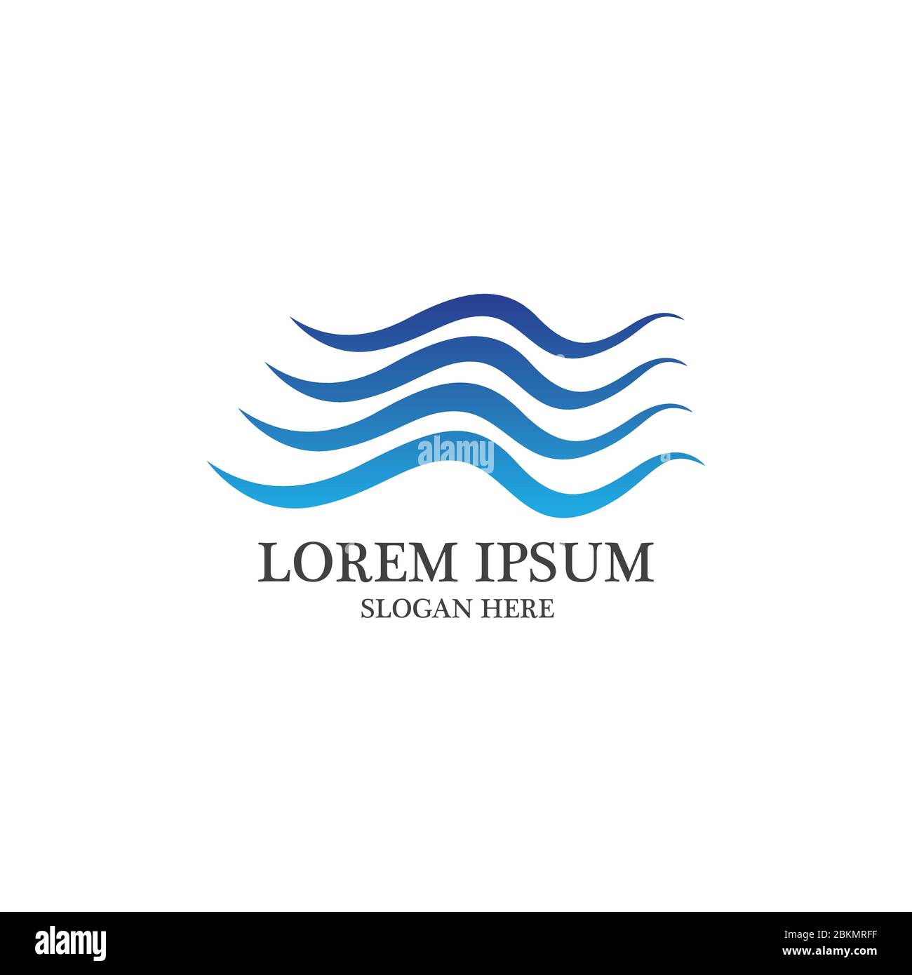 Wave logo and symbol vector Stock Vector Image & Art - Alamy