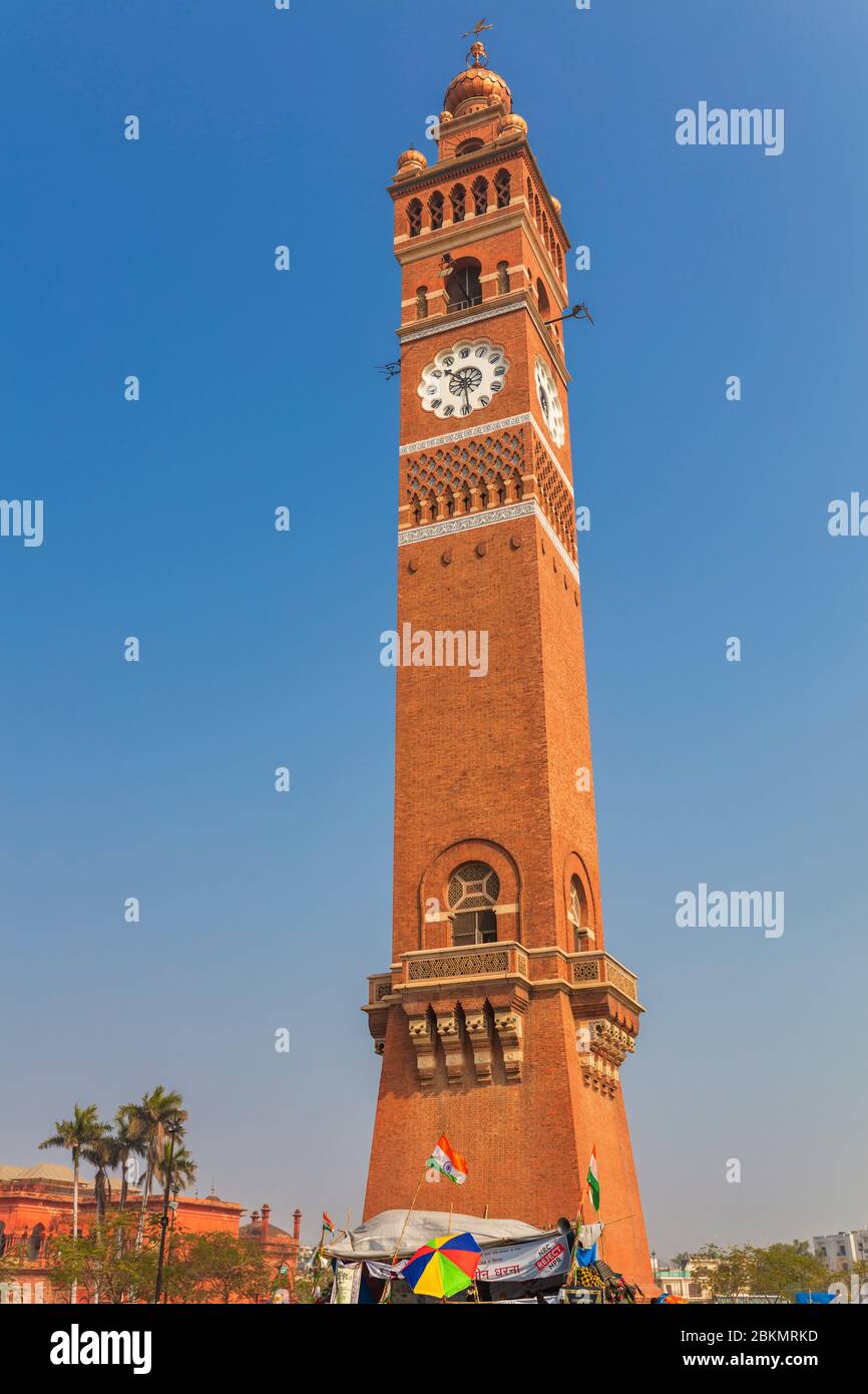 Hussainabad clock tower, 1881, Lucknow, Uttar Pradesh, India Stock ...