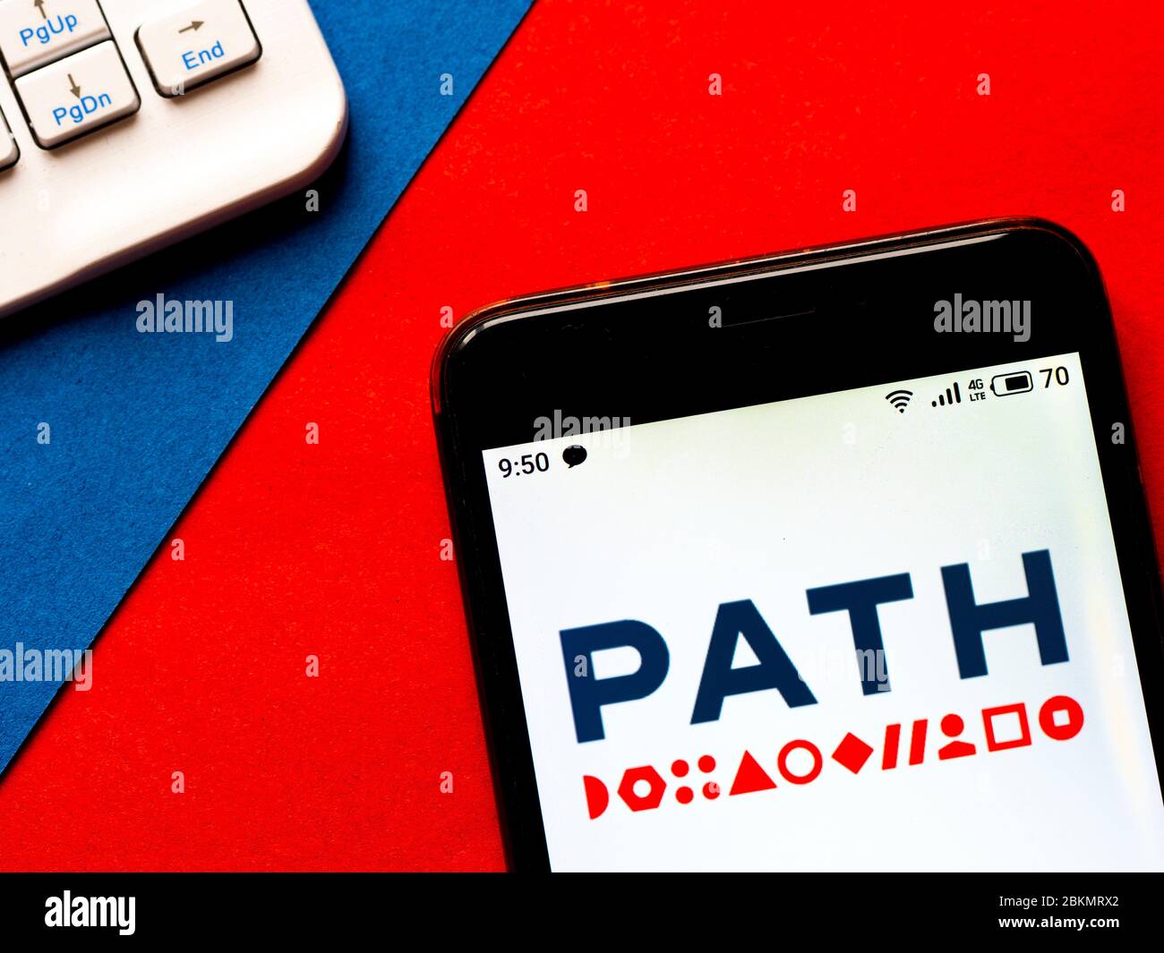 In this photo illustration PATH, Nonprofit organization logo is seen ...