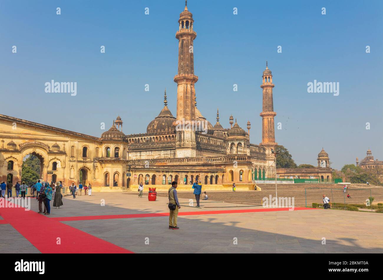 Bara Imambara, Asfi Mosque, 1791, Lucknow, Uttar Pradesh, India Stock ...
