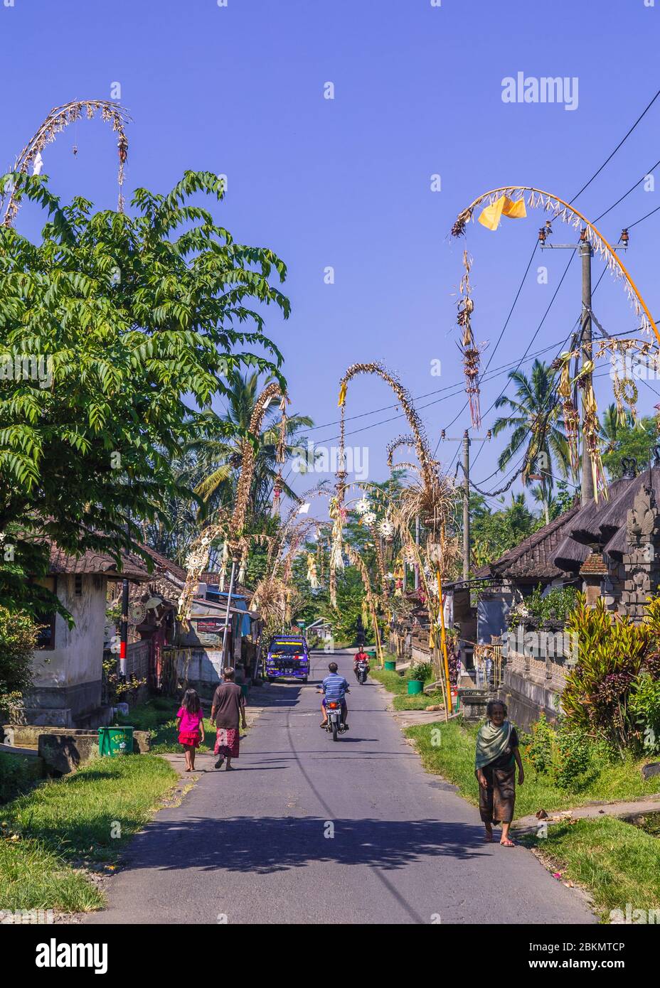 Galungan bali penjor hi-res stock photography and images - Alamy