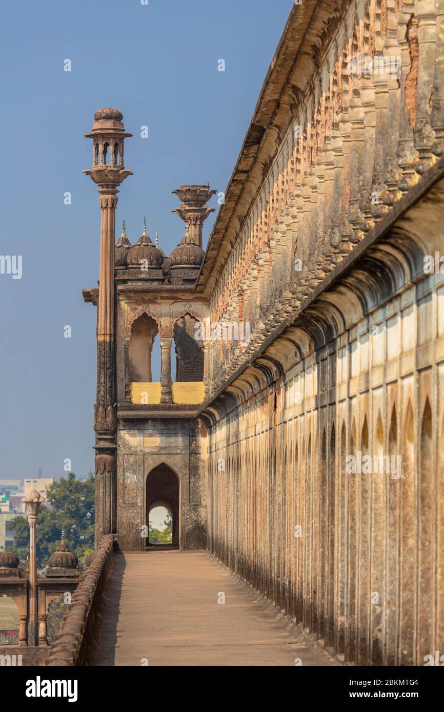 Bara Imambara, Asfi Mosque, 1791, Lucknow, Uttar Pradesh, India Stock ...