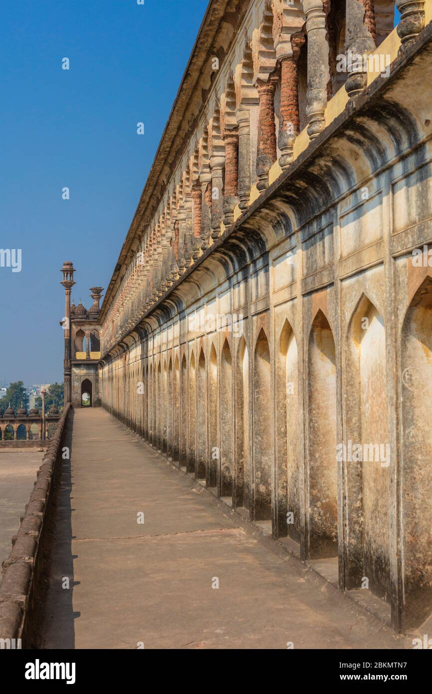 Bara Imambara, Asfi Mosque, 1791, Lucknow, Uttar Pradesh, India Stock ...