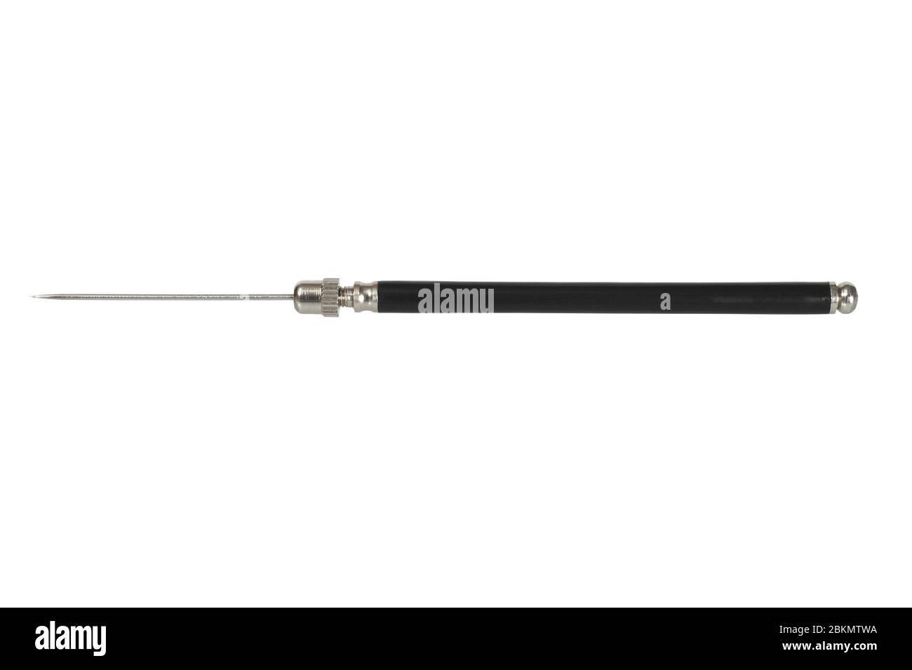 Dissection needle isolated on white background Stock Photo - Alamy