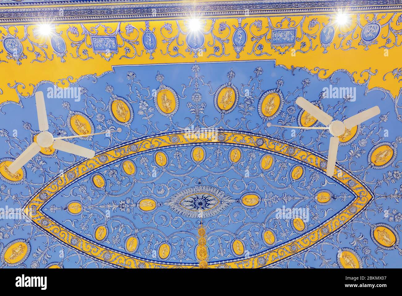 Ceiling painting, Church hall, Constantia building interior, 1802, La ...