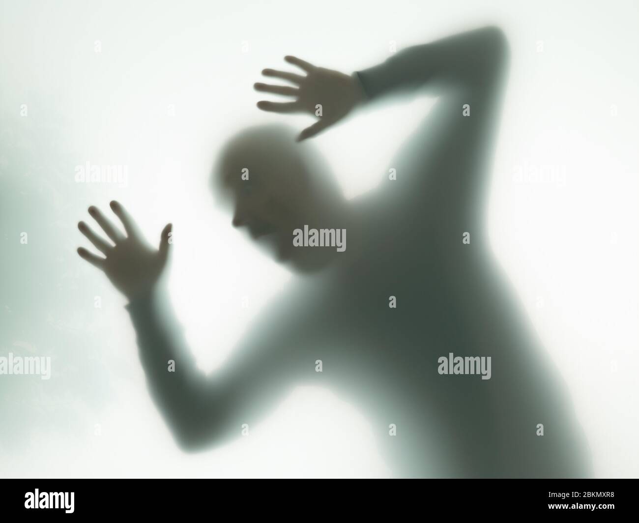 dramatic silhouette of man, selective focus Stock Photo - Alamy