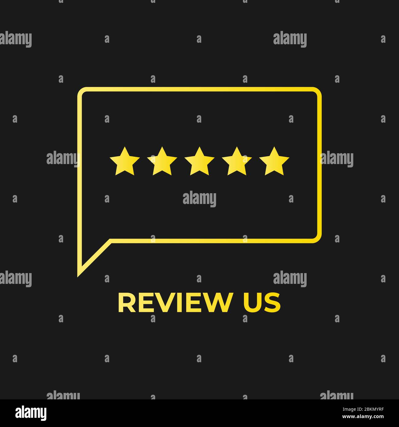 Review us. User rating concept. Review and rate us stars. Business ...