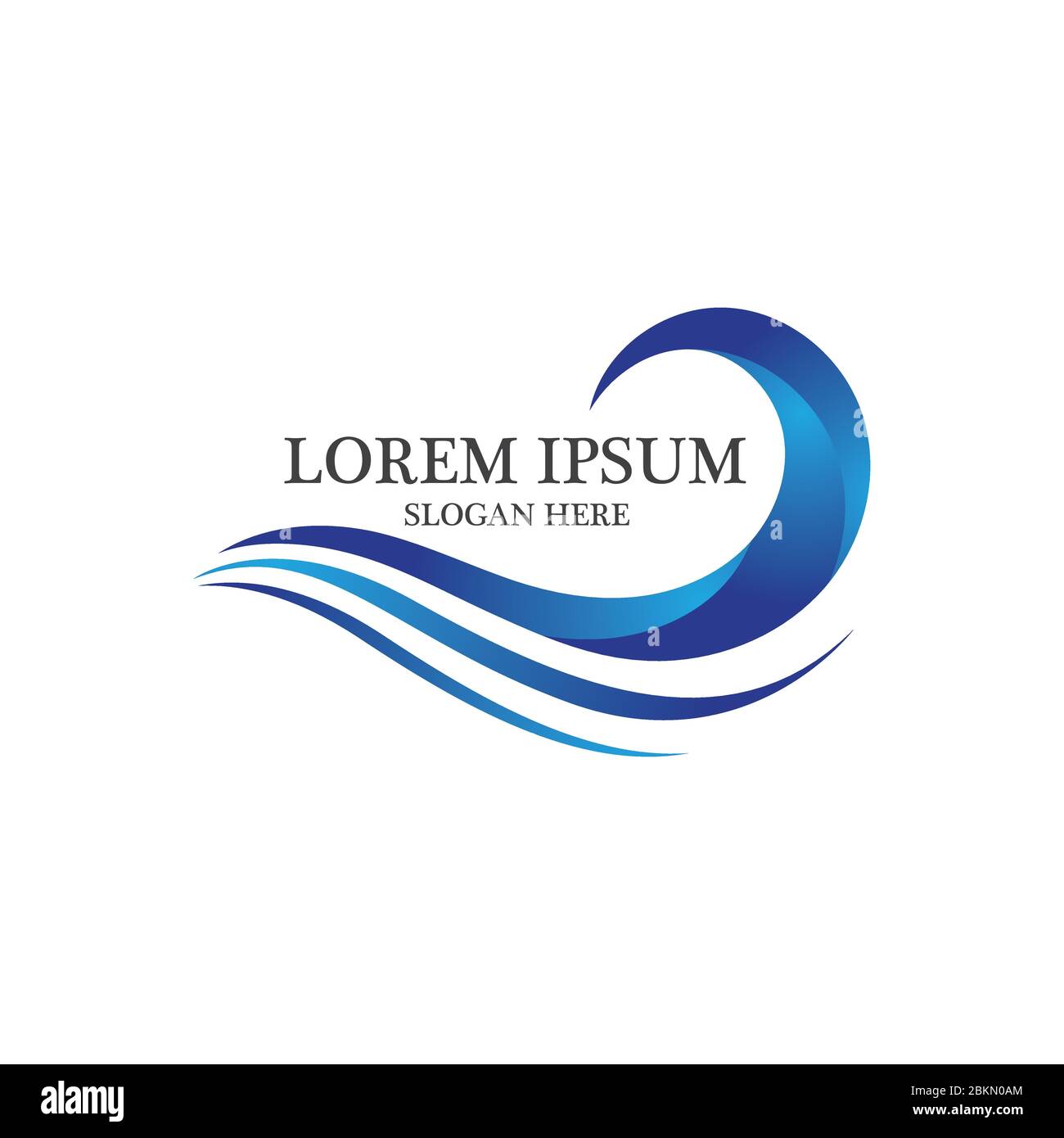 Wave logo and symbol vector Stock Vector Image & Art - Alamy