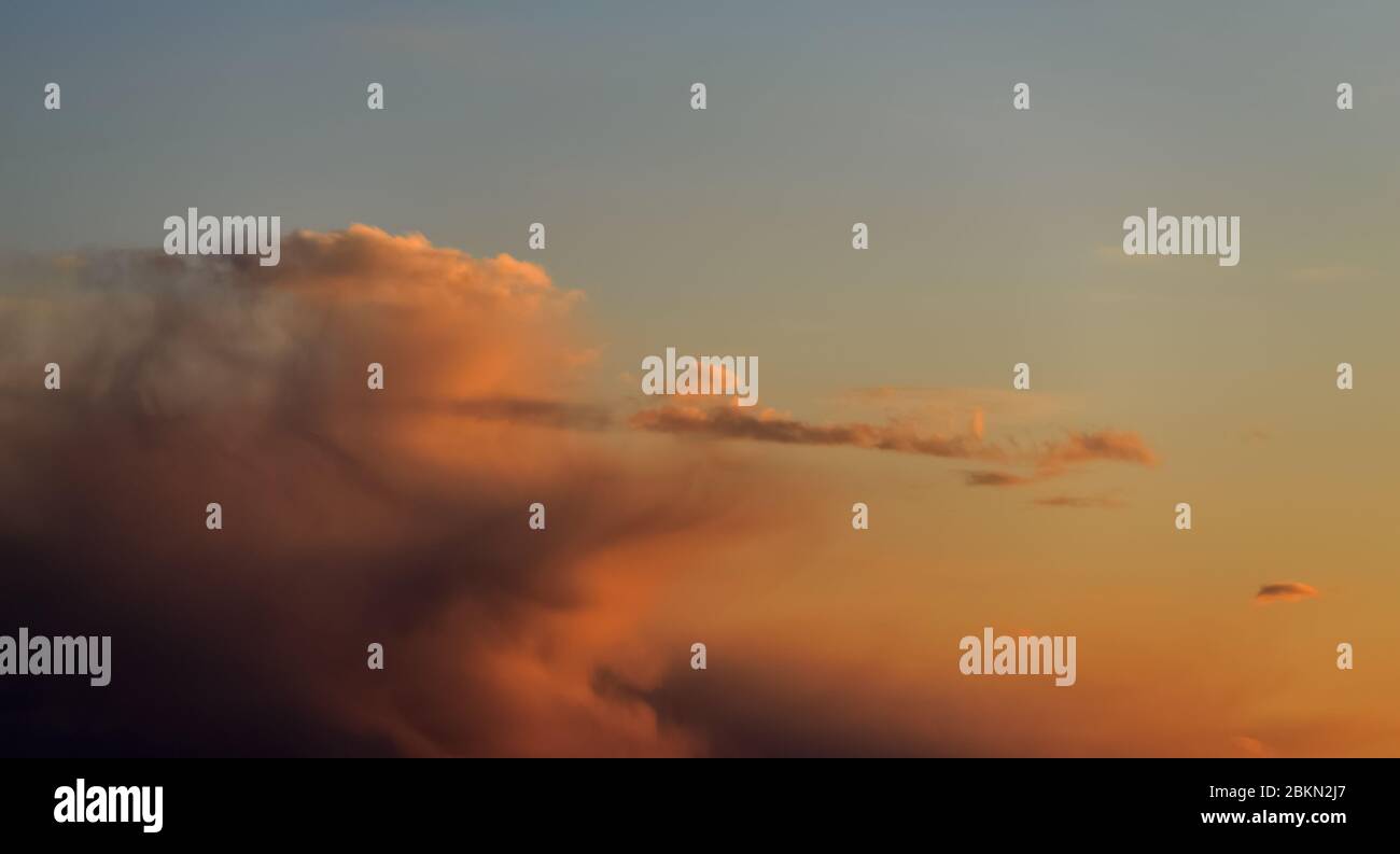 Dramatic sky with clouds. Nature background Stock Photo - Alamy