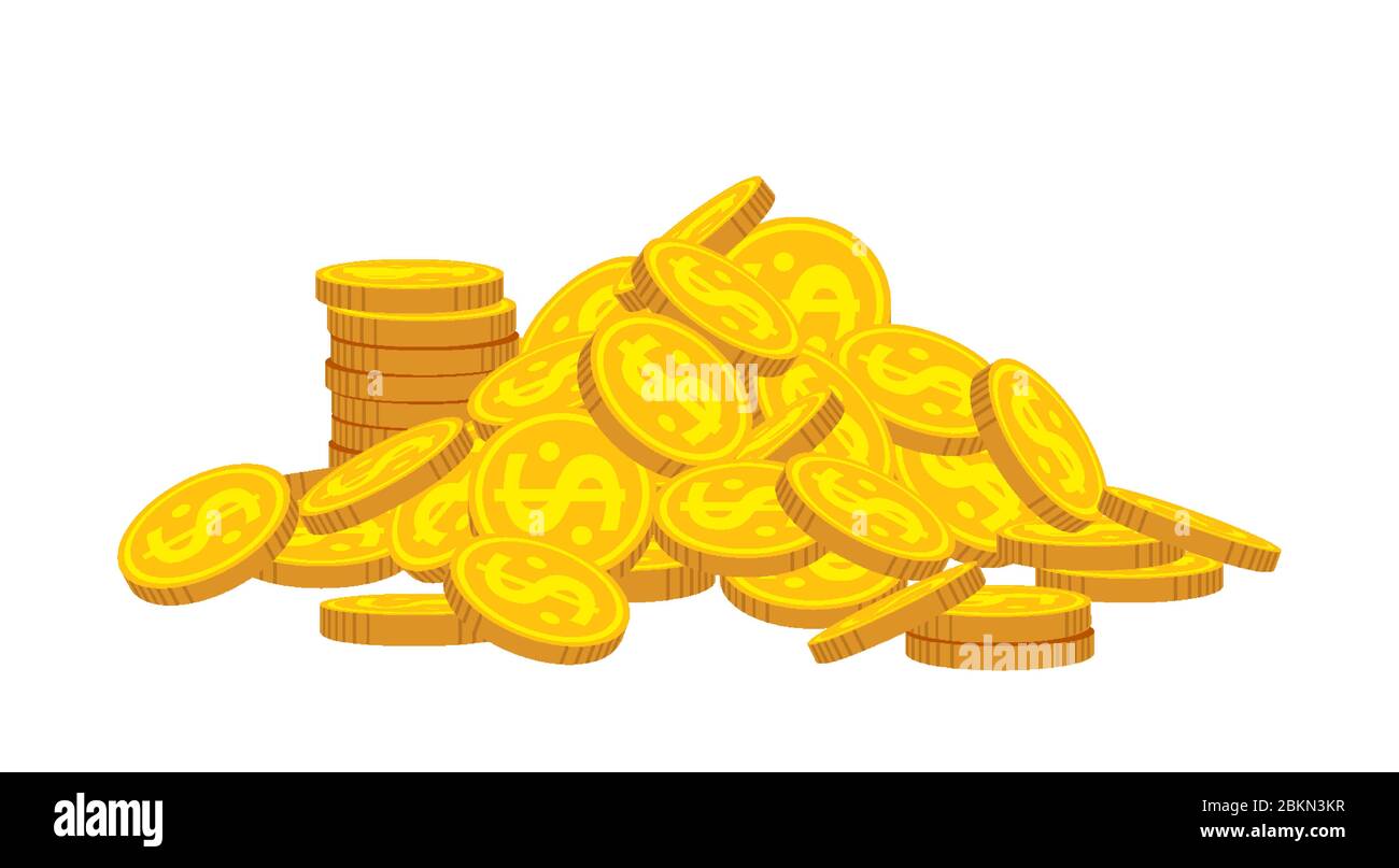 Mountain of money cartoon hi-res stock photography and images - Alamy