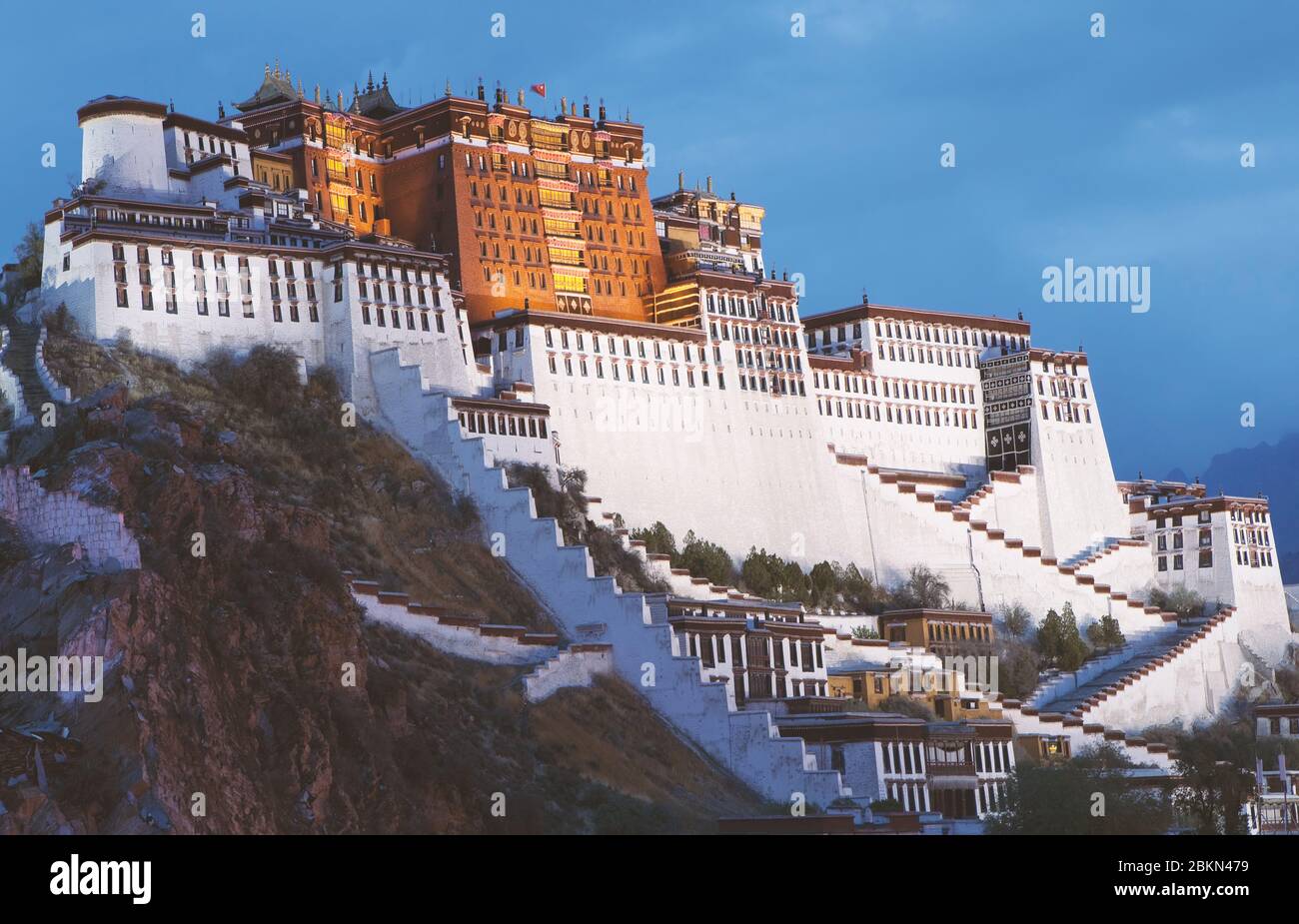 Stupa potala monastery hi-res stock photography and images - Alamy