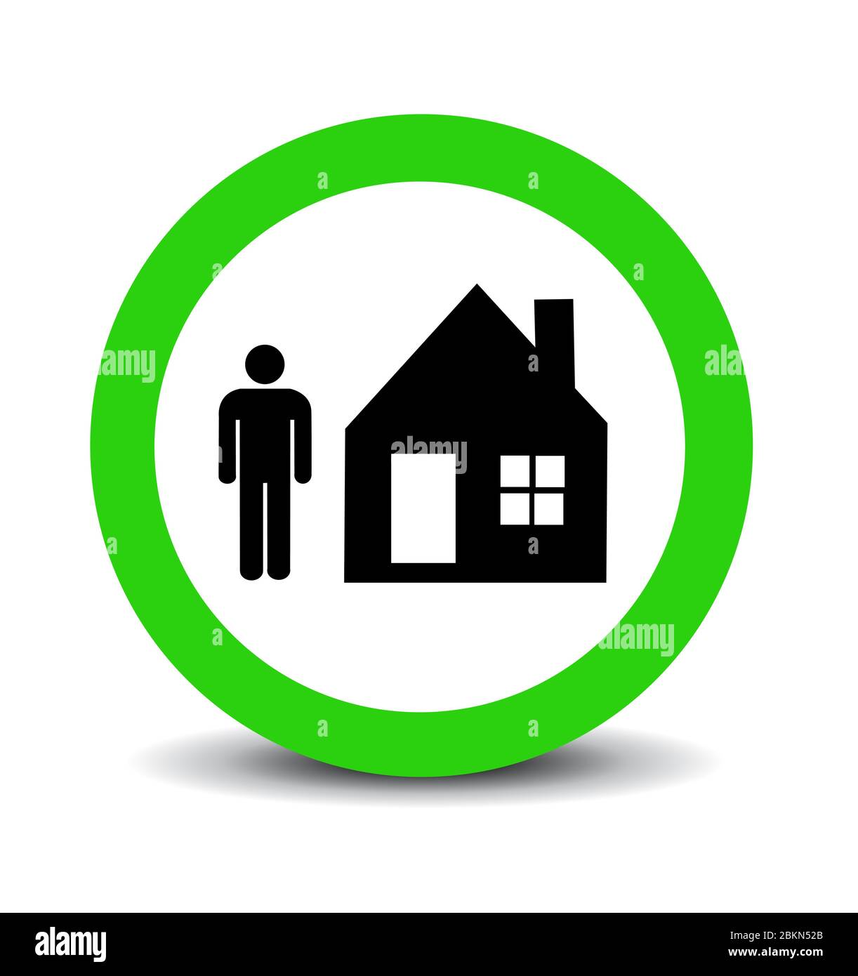 stay safe at home vector illustration Stock Vector Image & Art - Alamy