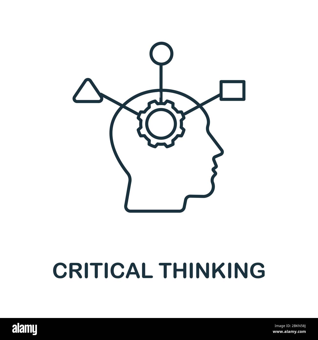 Critical Thinking icon from personality collection. Simple line ... Critical Thinking icon from personality collection. Simple line ...