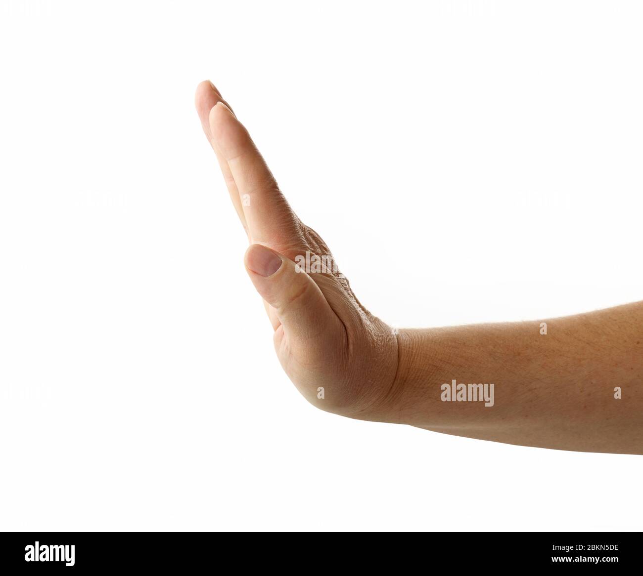 human hand isolated on white background Stock Photo - Alamy