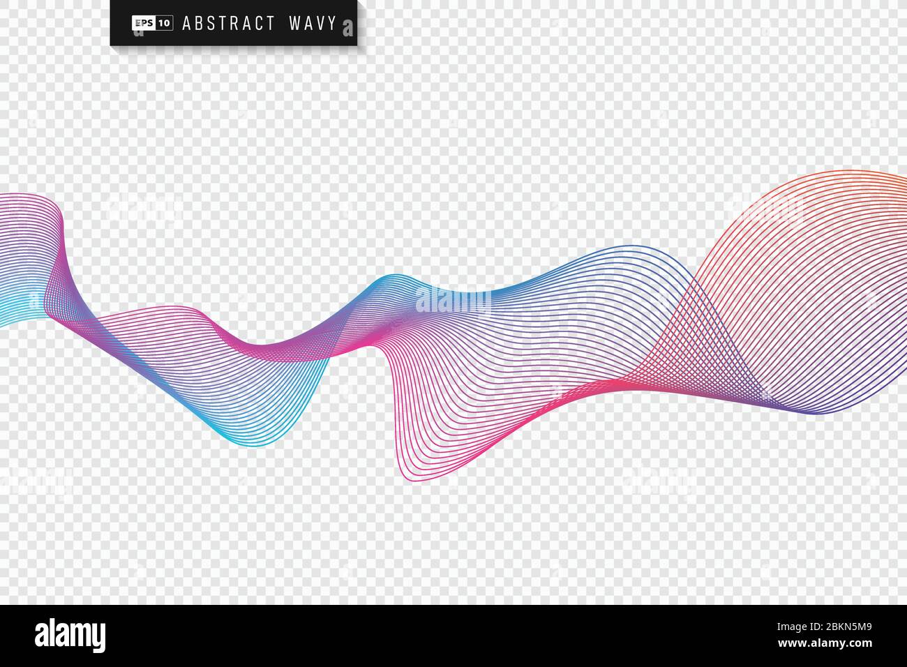 Abstract Colorful Line Design Of Wavy Pattern Artwork Element Background Use For Ad Poster
