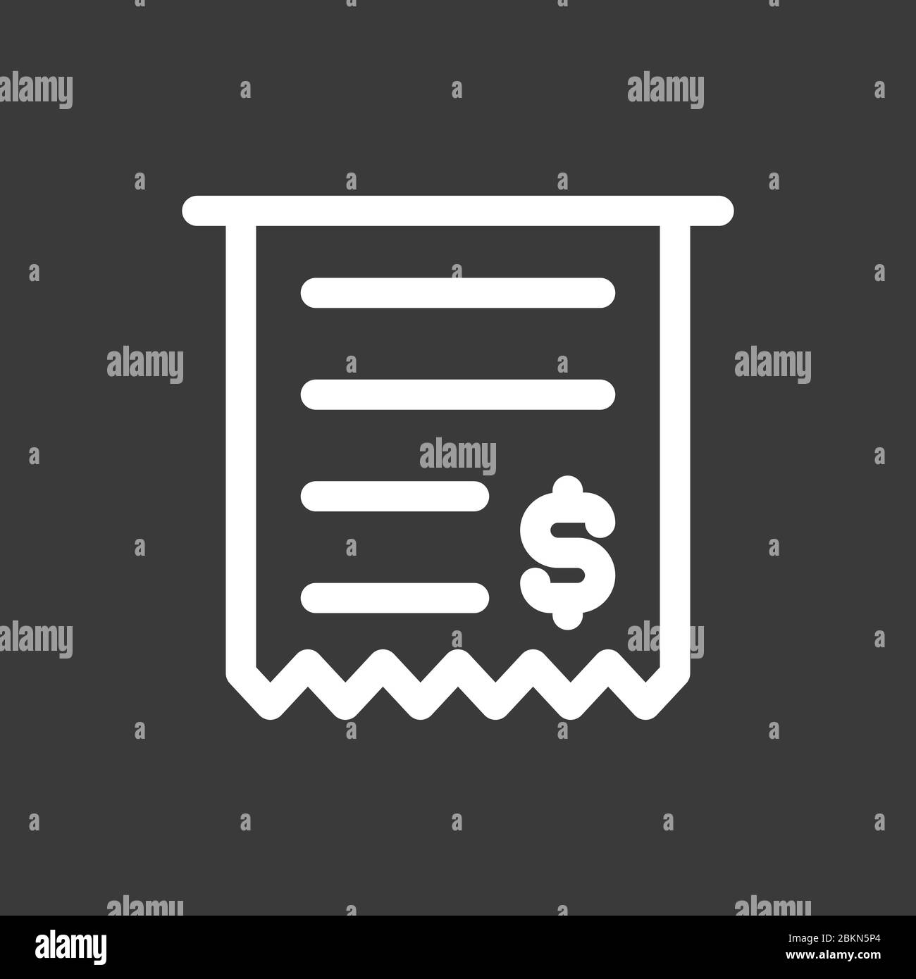 Invoice vector icon. Finance and Banking symbol Stock Vector Image ...