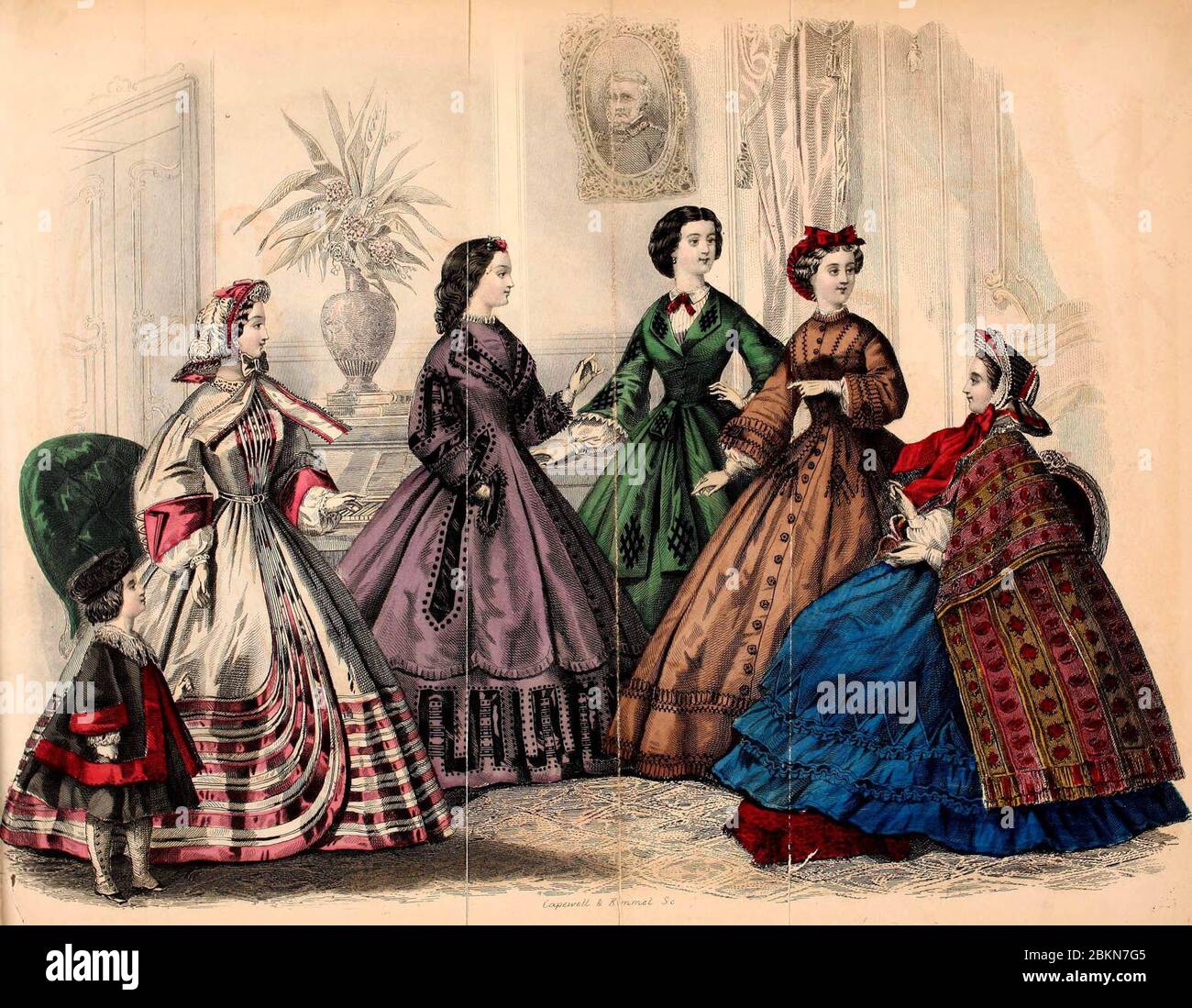 "Godey's lady's book" (1840 Stock Photo - Alamy