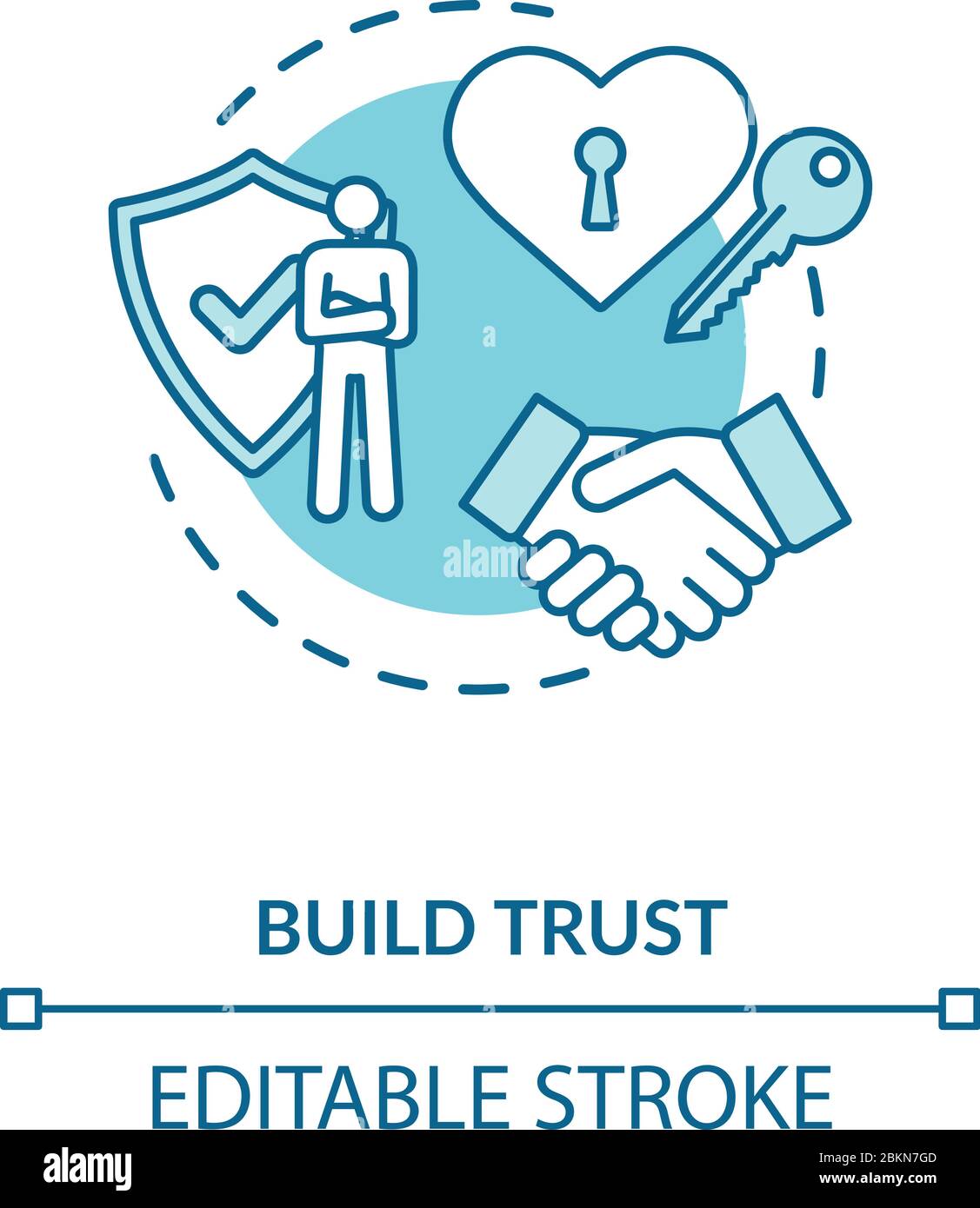 Build relationship conceptual Cut Out Stock Images & Pictures - Alamy