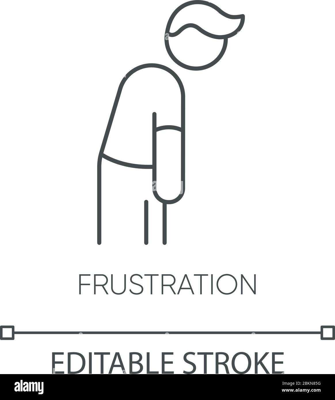 Frustration issue Stock Vector Images - Alamy