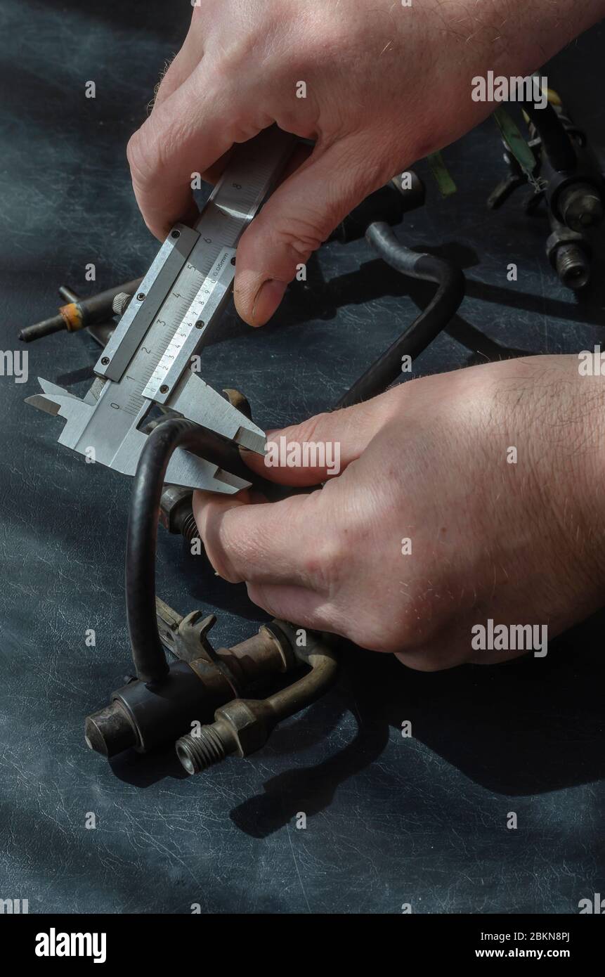 Diesel fuel injection nozzle hi-res stock photography and images - Alamy