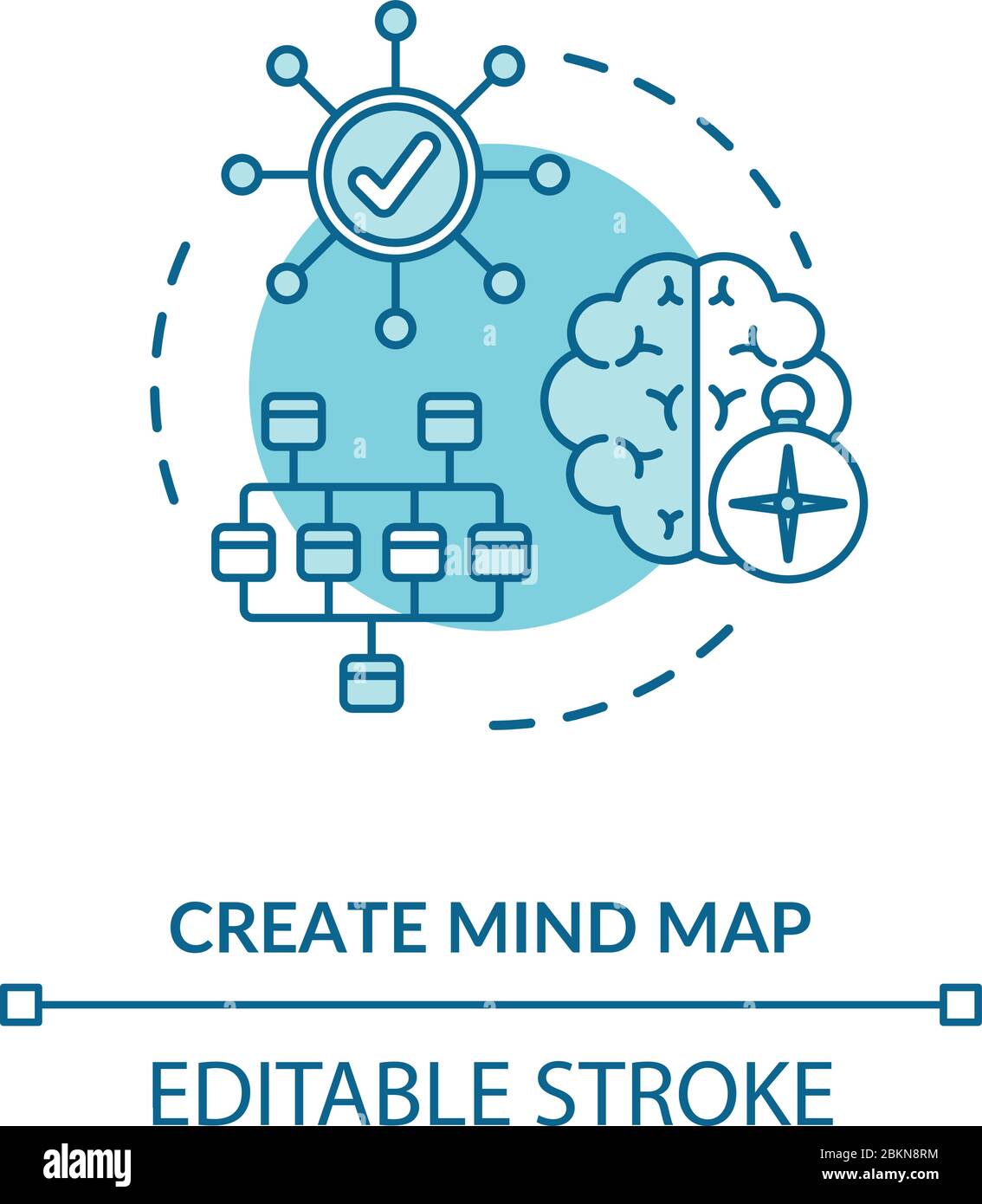 Create mind map concept icon Stock Vector Image & Art - Alamy