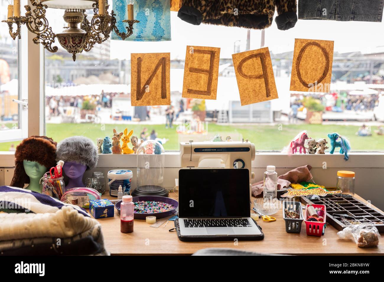 Eindhoven, The Netherlands, May 19th 2019. A studio space of a creative ...