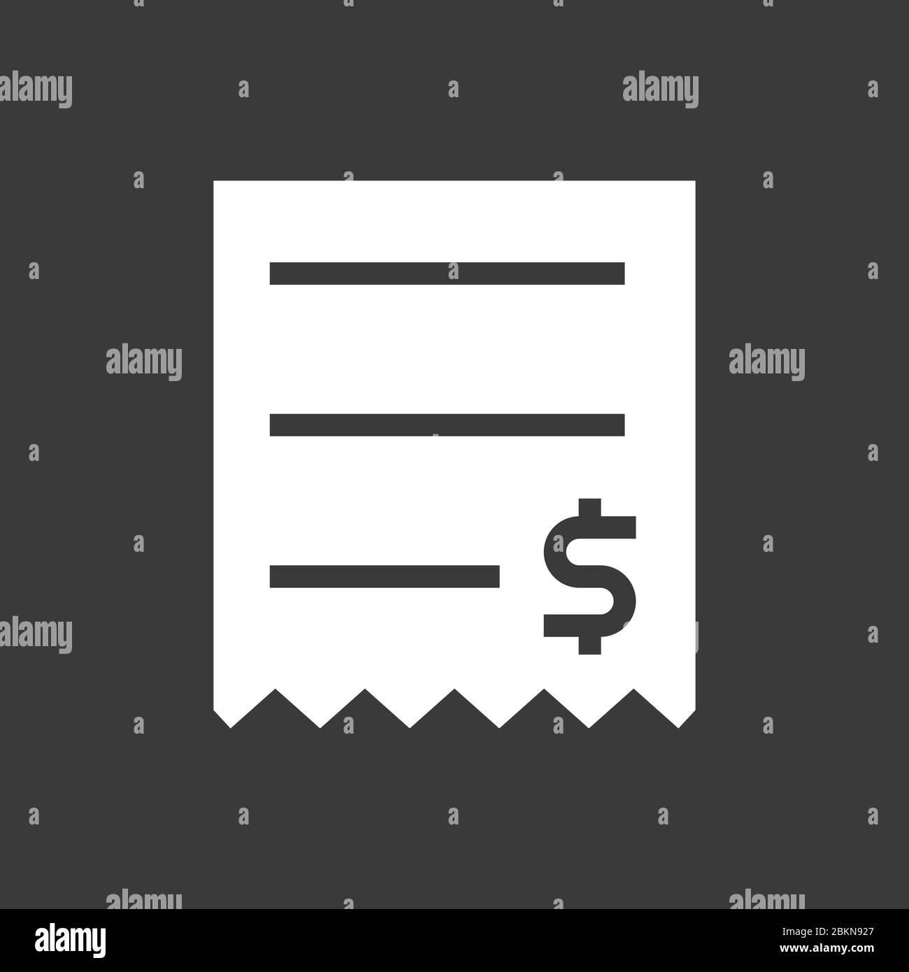 Invoice vector icon. Finance and Banking symbol Stock Vector Image ...