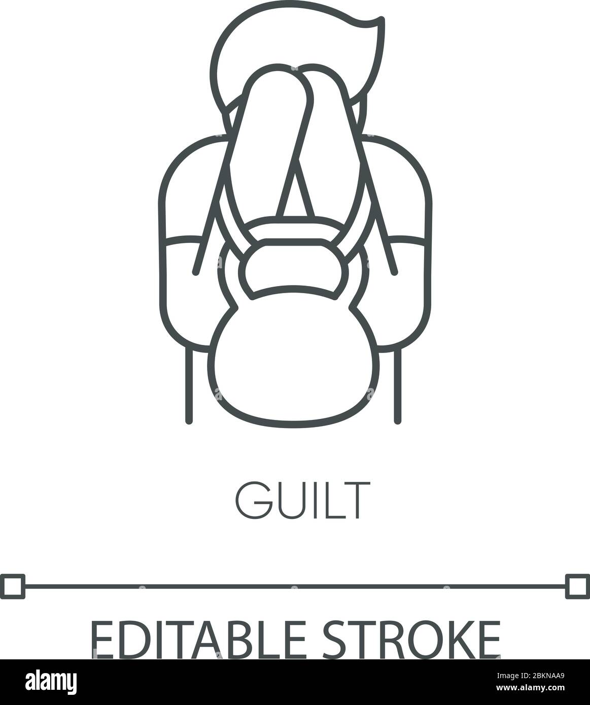 Feeling guilt Black and White Stock Photos & Images - Alamy