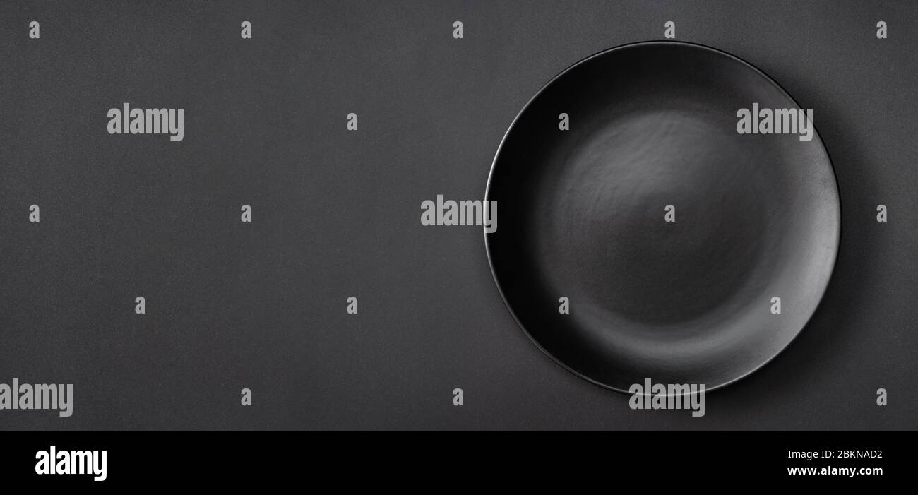 Food horizontal banner plate hi-res stock photography and images - Alamy