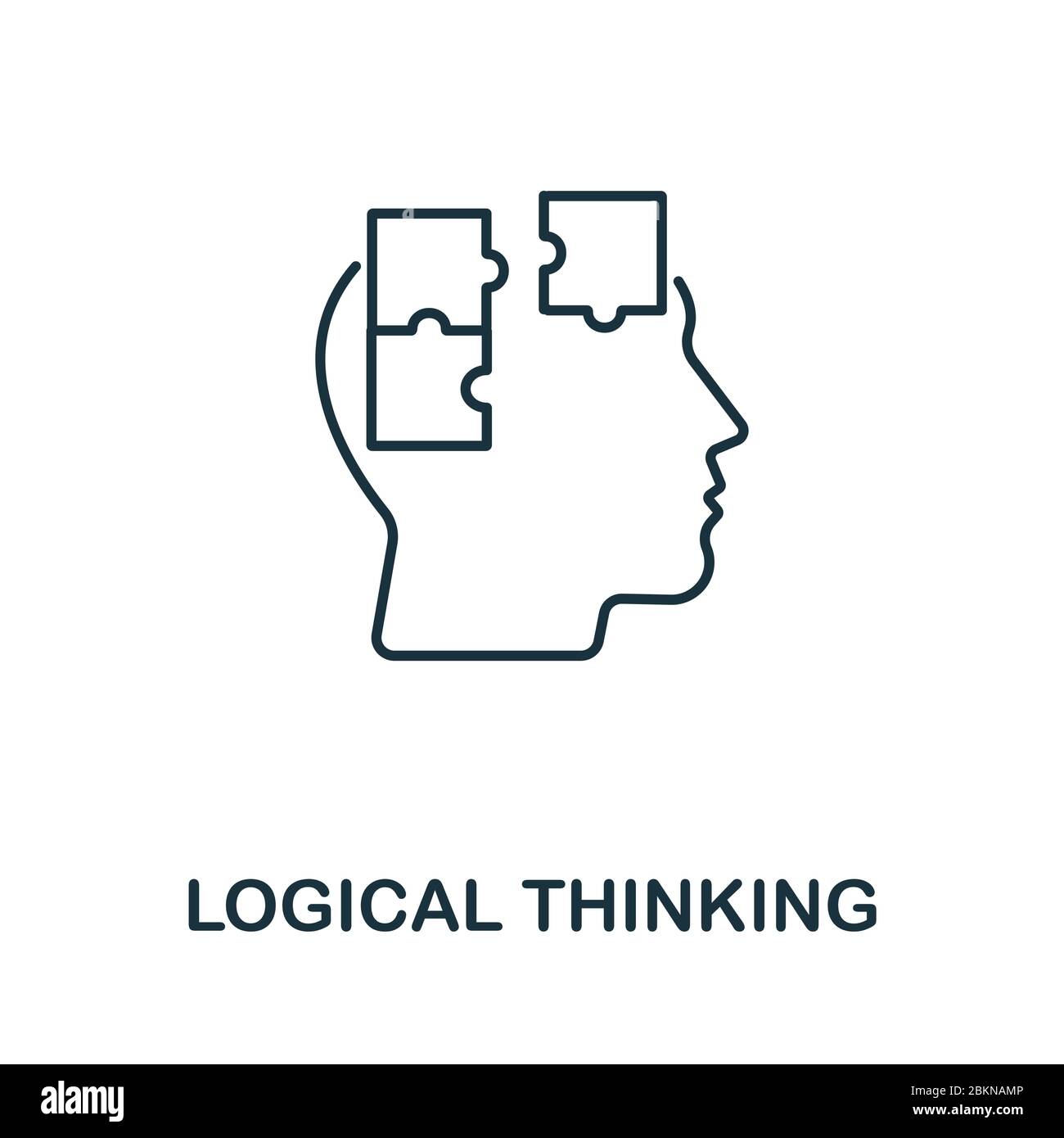 Logical Thinking icon from personality collection. Simple line Logical ...