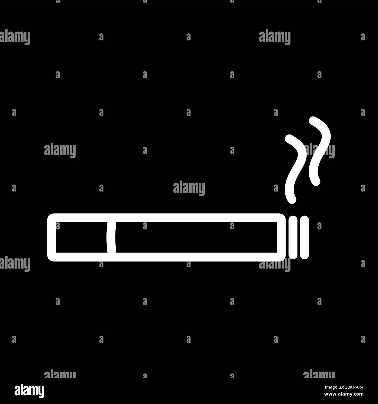 Beautiful Cigarette vector line icon Stock Vector Image & Art - Alamy