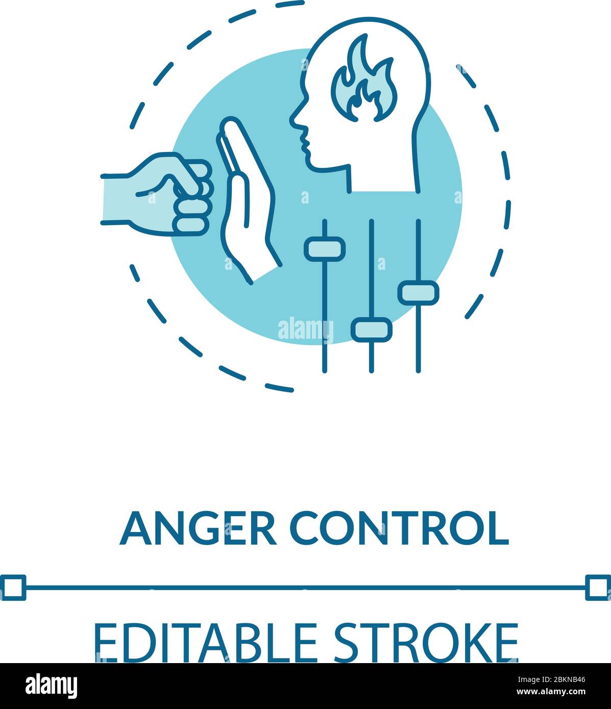 Anger control concept icon Stock Vector Image & Art - Alamy Anger control concept icon Stock Vector Image & Art - Alamy