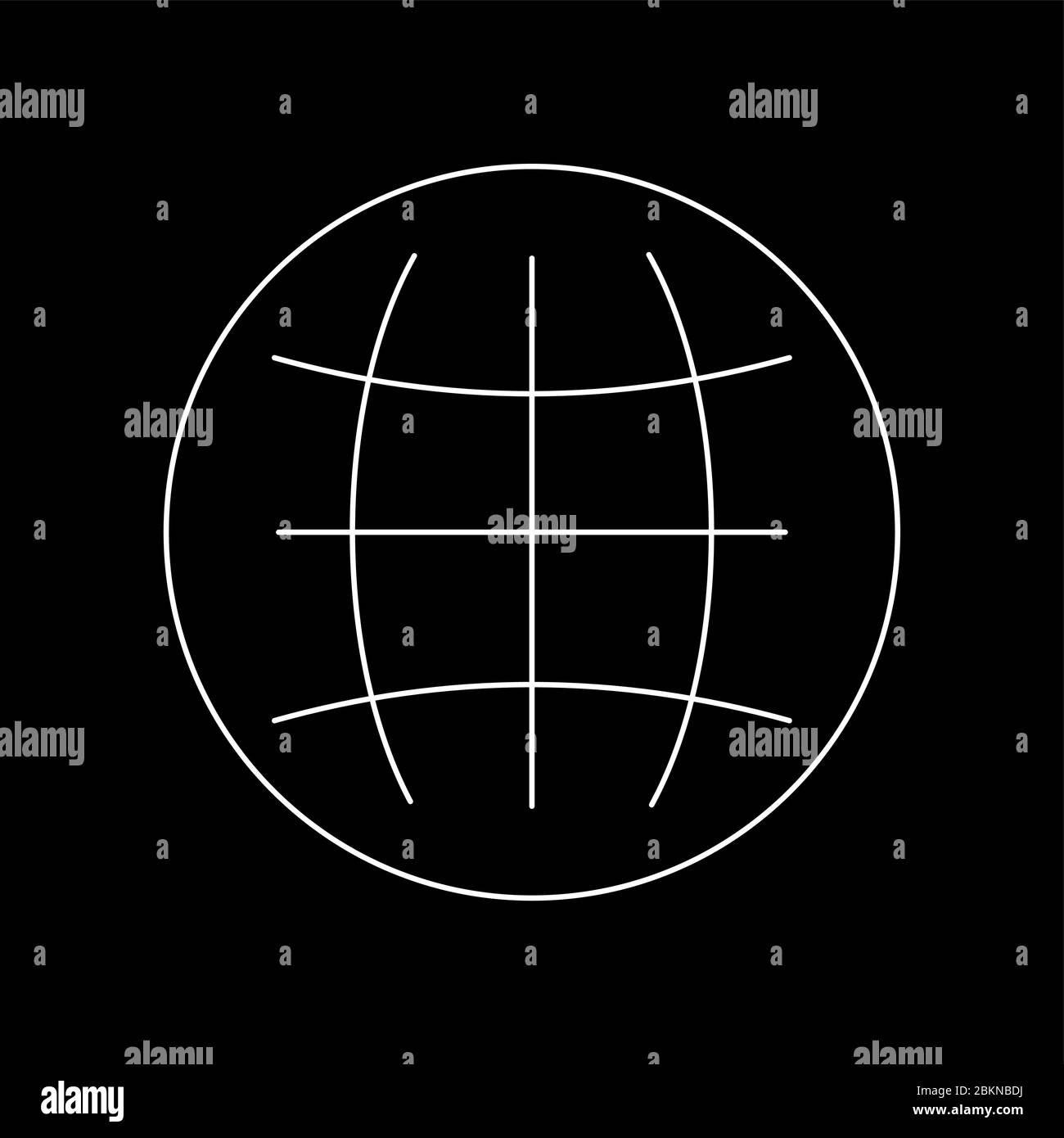 Beautiful world vector line Black and White Stock Photos & Images - Alamy