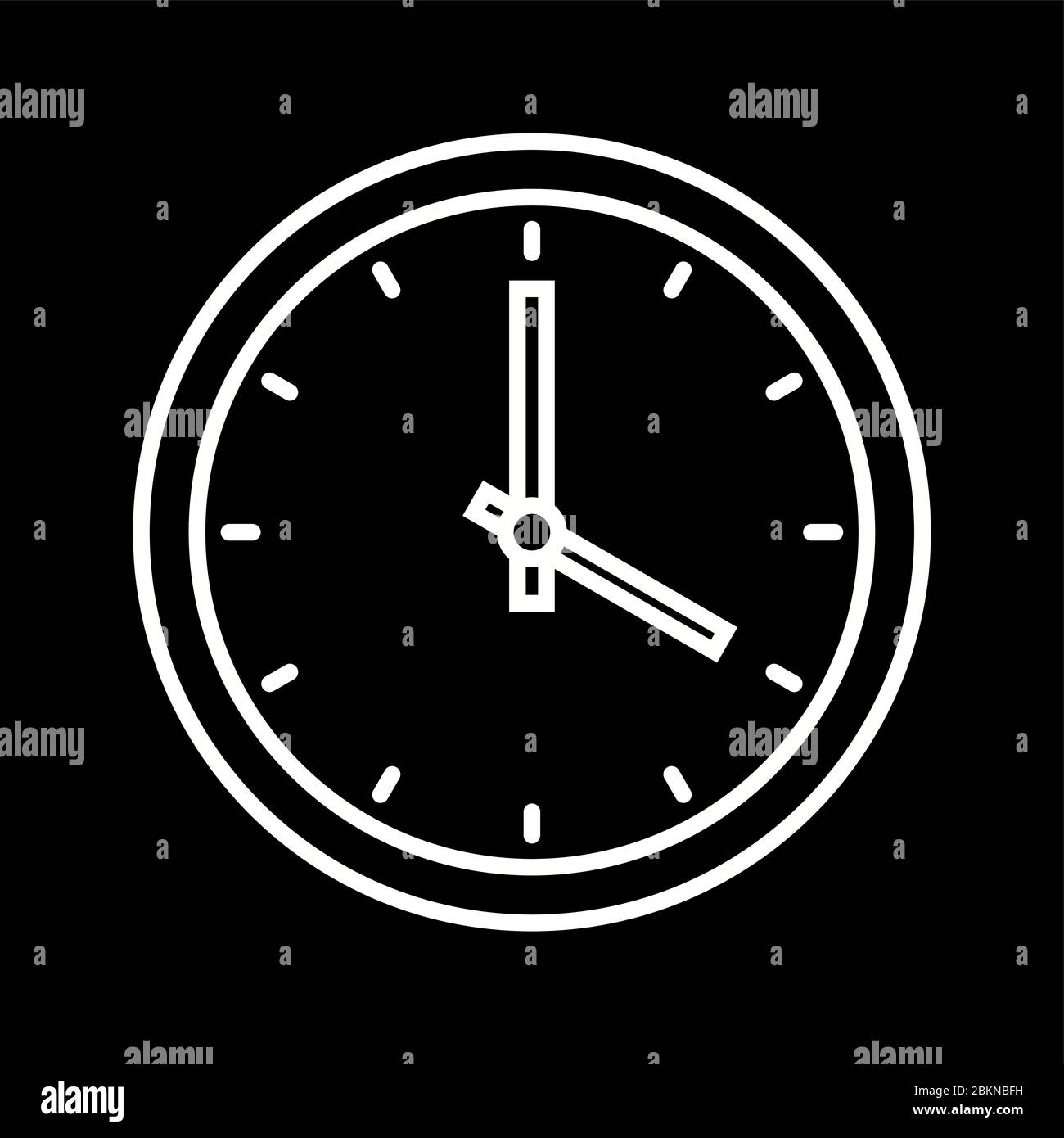 Iconic clock Stock Vector Images - Alamy