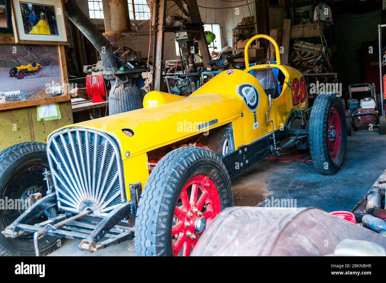 Don Robertson hand built 1920s period Studebaker racing car. Jerome ...