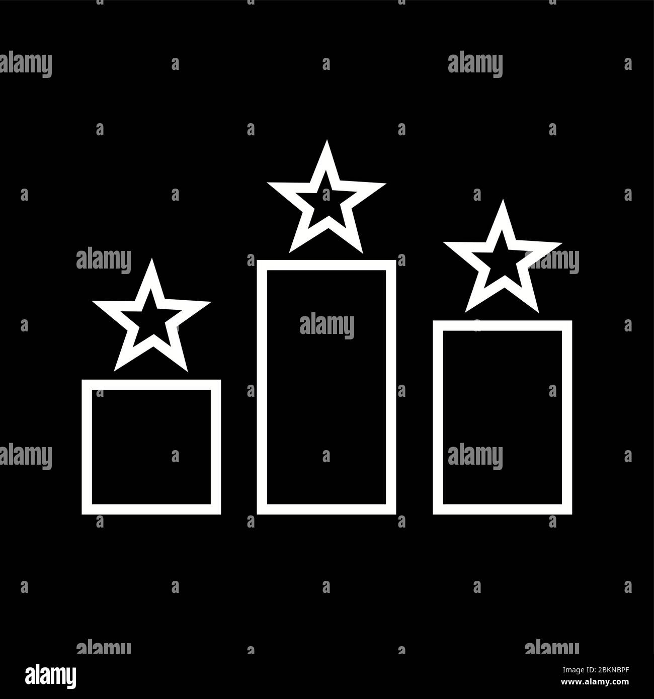 Beautiful Stars ranking vector line icon Stock Vector Image & Art - Alamy