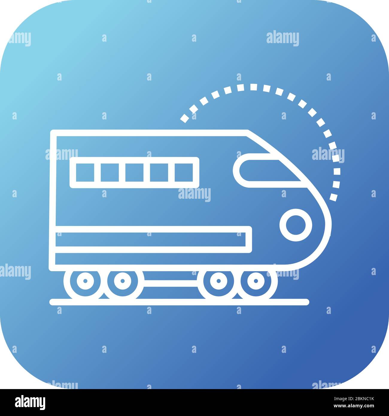 Beautiful Bullet train Vector line icon Stock Vector Image & Art - Alamy