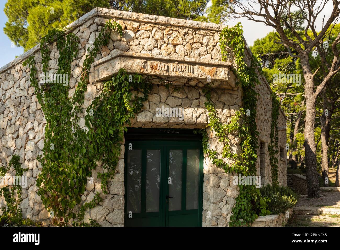 A building at Vepric, a pilgrimage for monks, believers and priests up ...