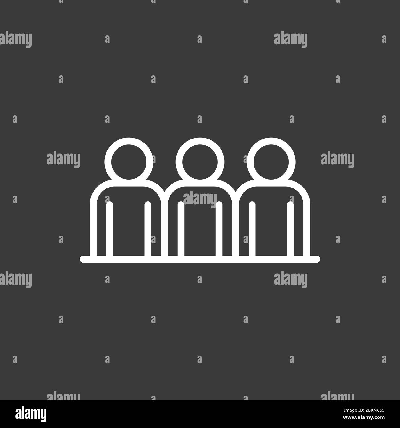 Meeting vector icon. Management and Human Resource Icons Stock Vector ...