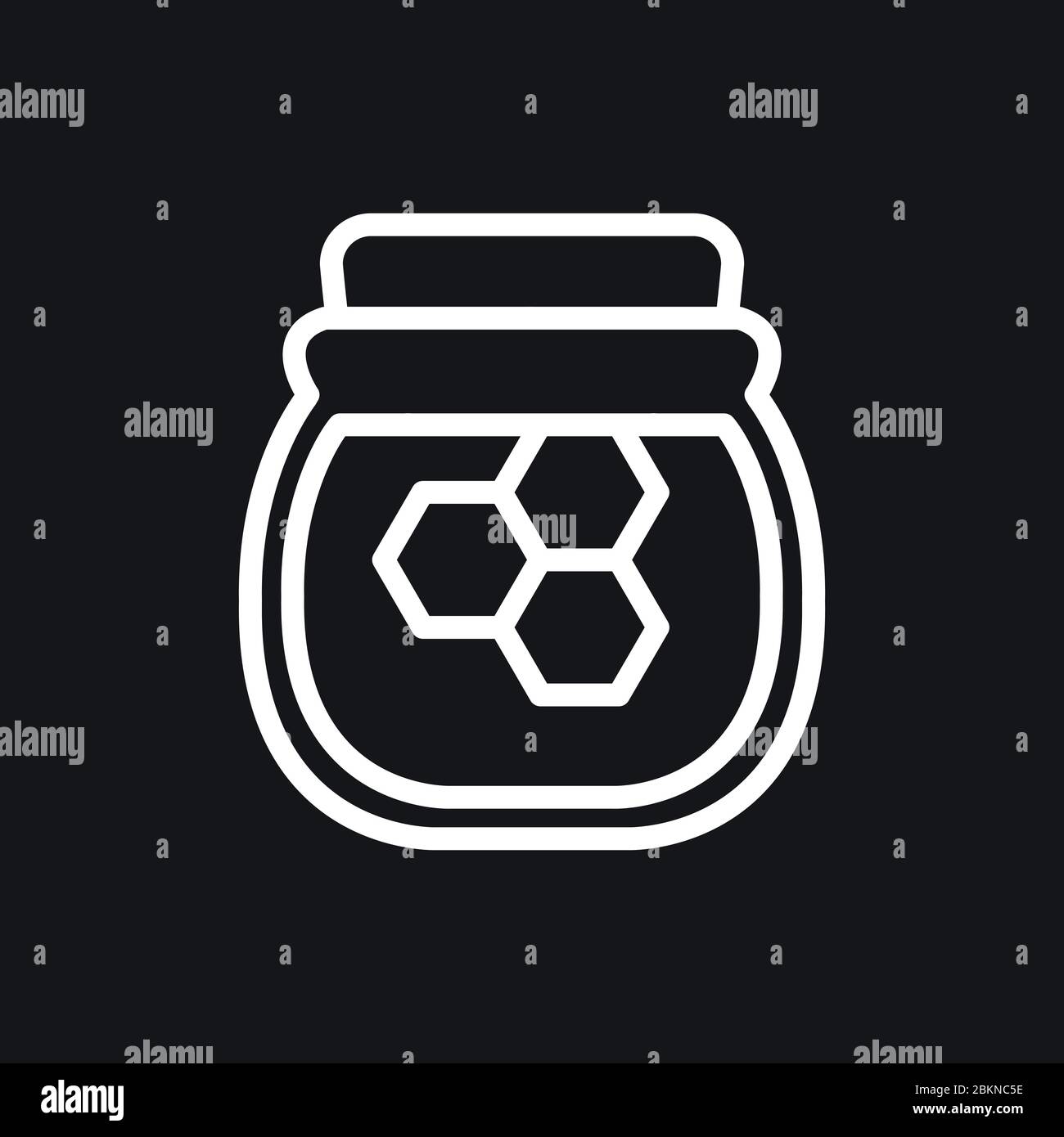 Honey vector icon, dairy and natural products Stock Vector Image & Art ...