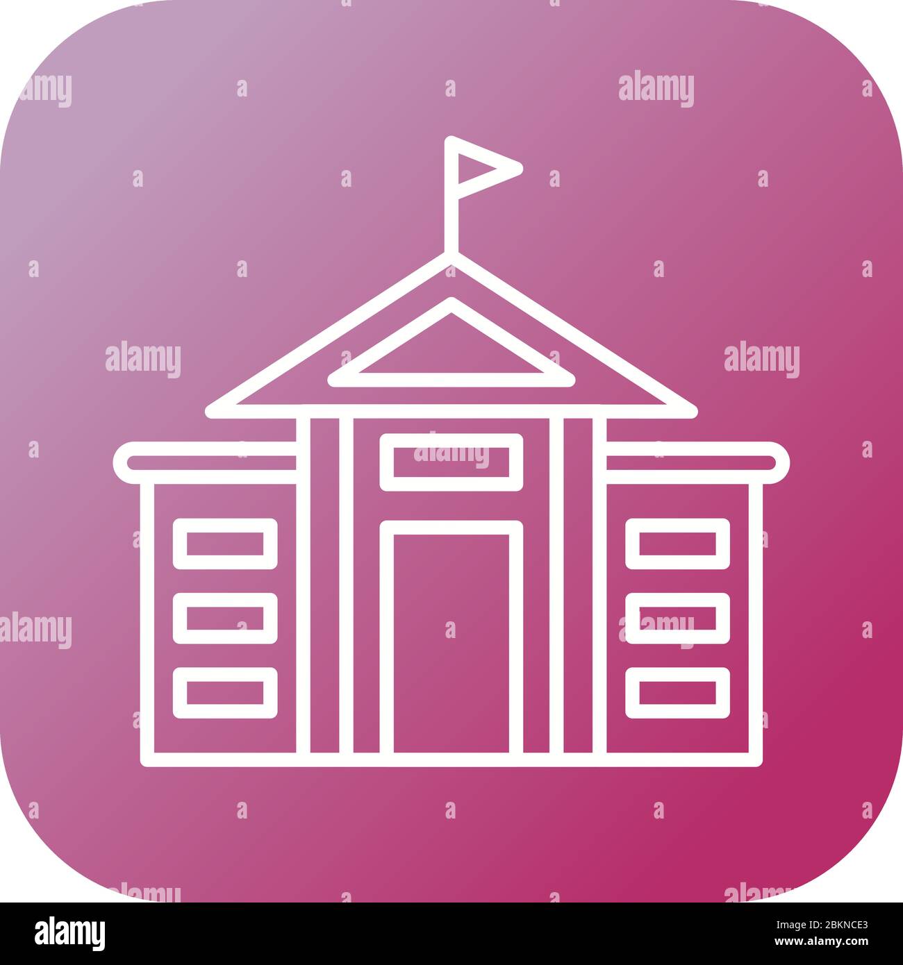 Beautiful college vector line icon hi-res stock photography and images ...