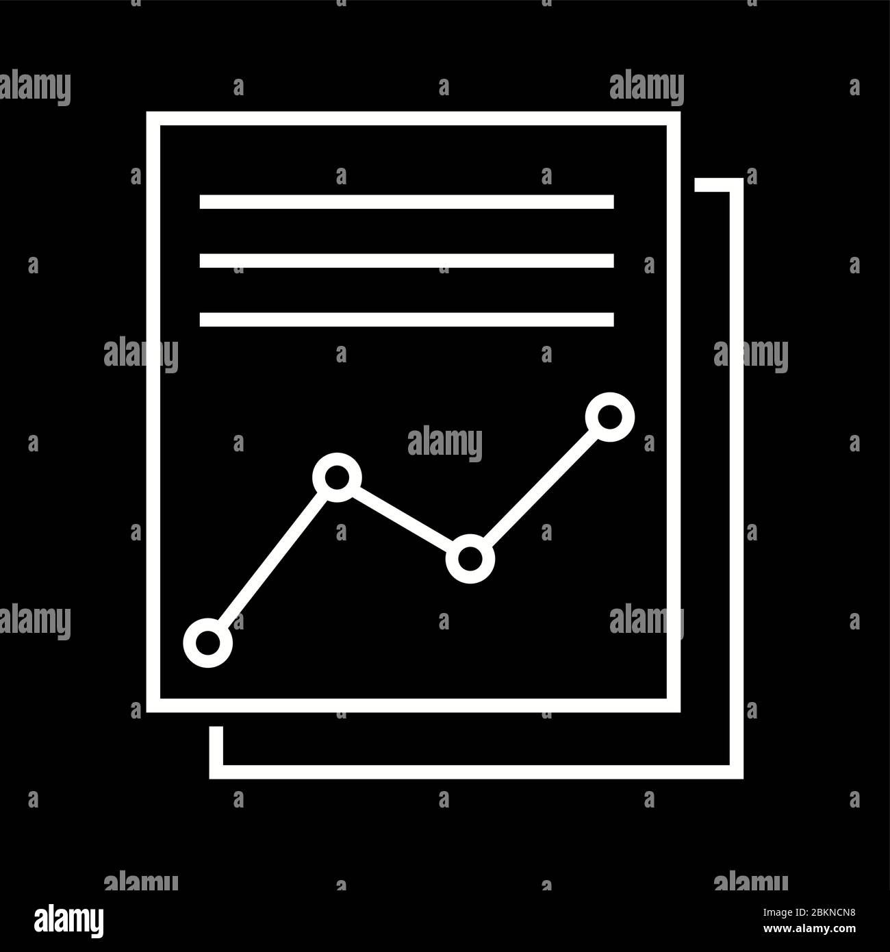 Beautiful Report graph vector line icon Stock Vector Image & Art - Alamy