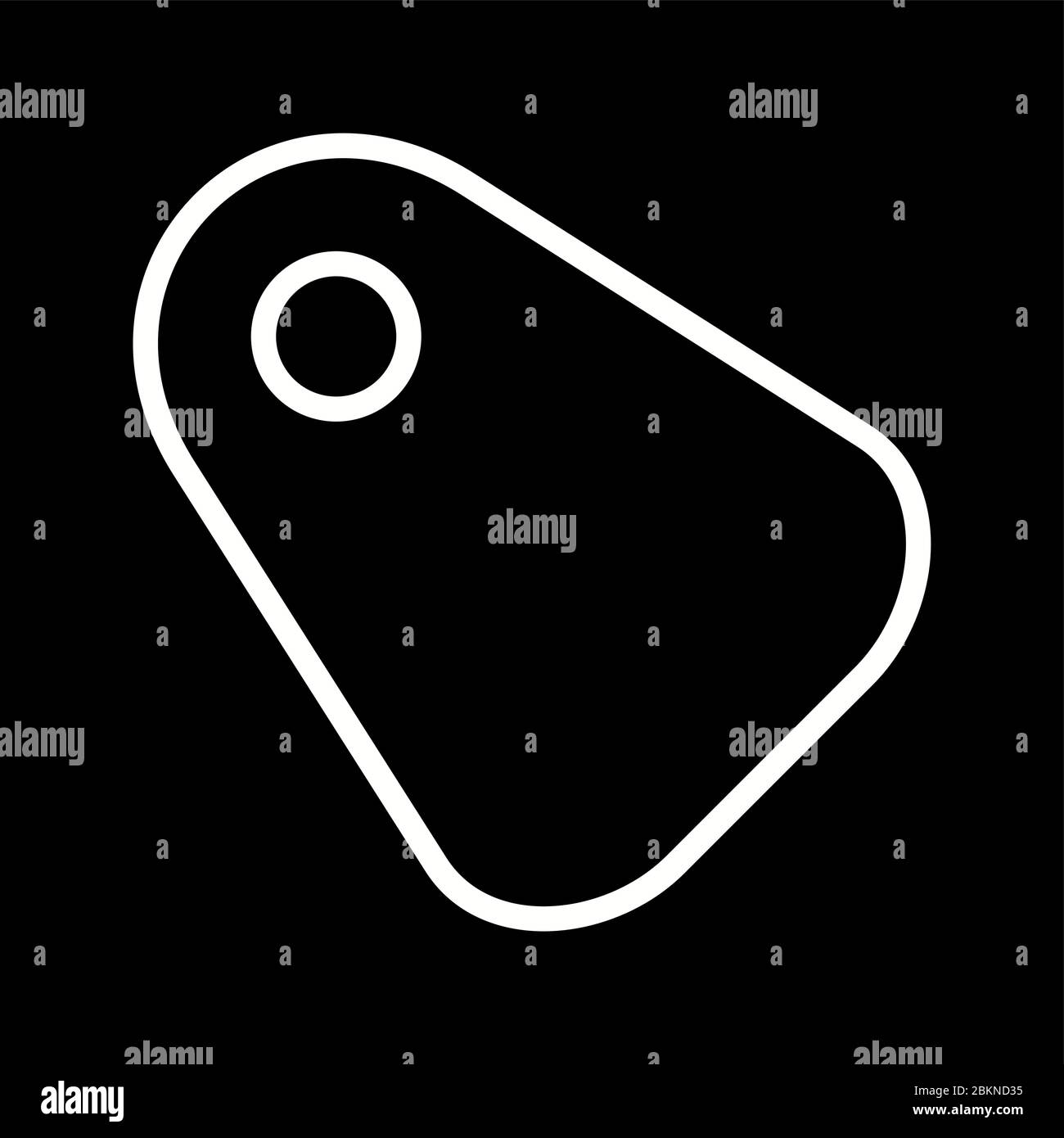Beautiful Tag vector line icon Stock Vector Image & Art - Alamy