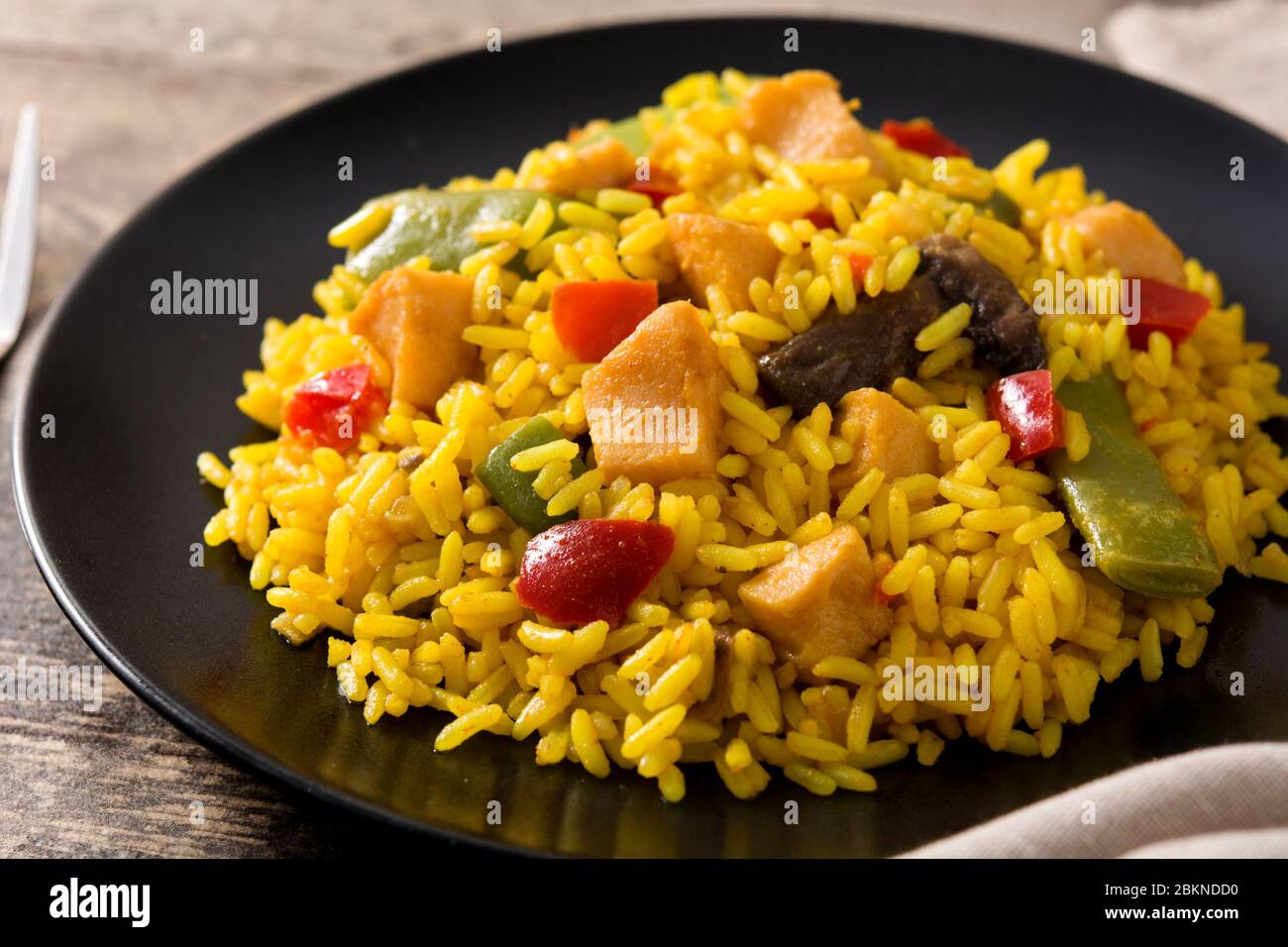 Raw chicken vegetables rice table hi-res stock photography and images ...