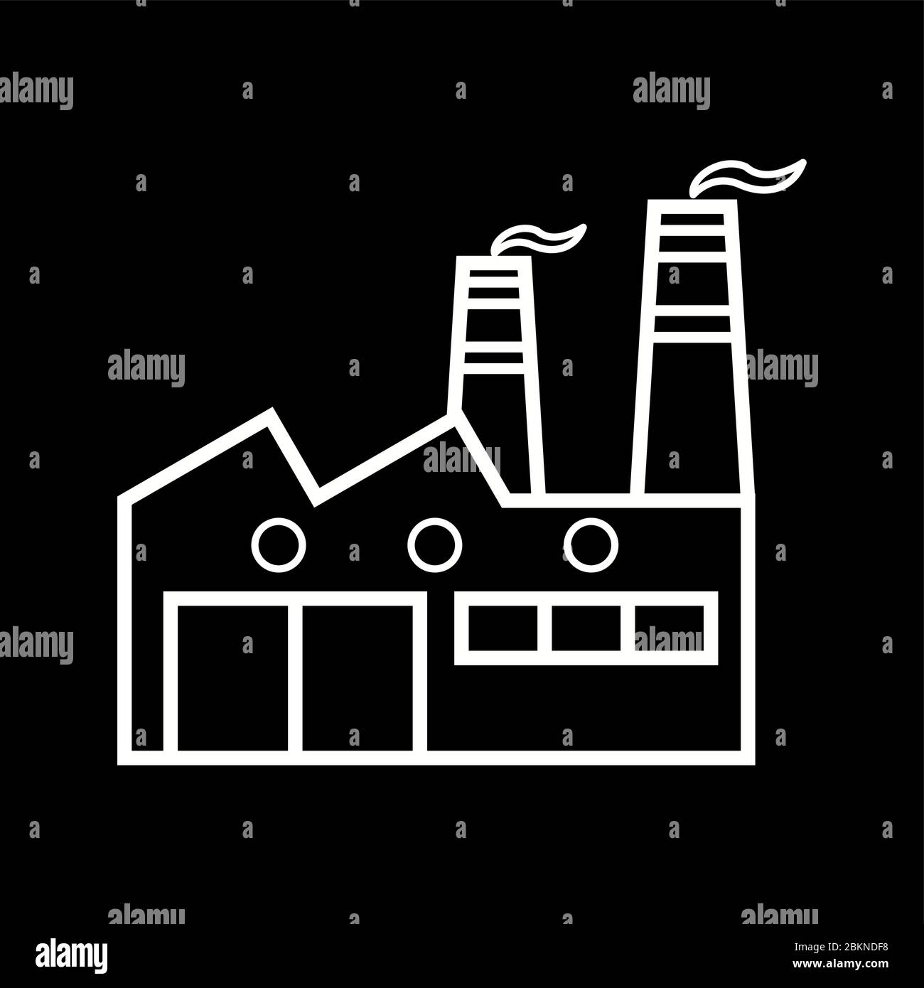 Beautiful Factory vector line icon Stock Vector Image & Art - Alamy