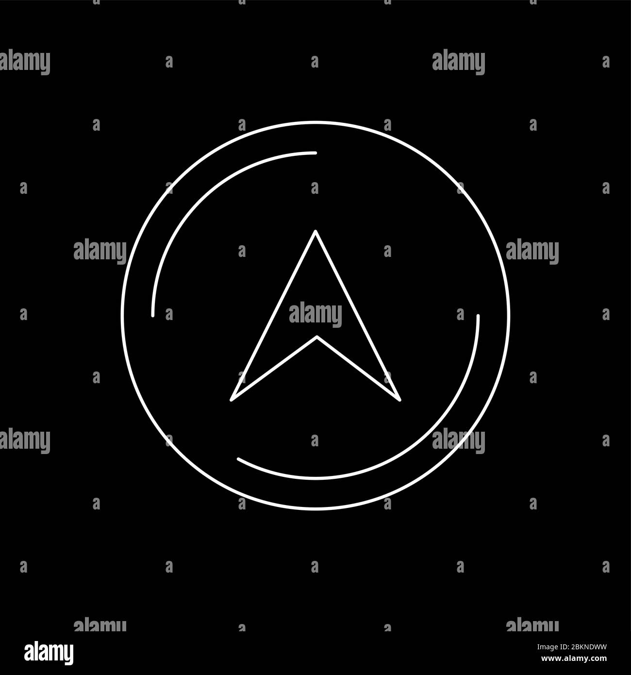 Beautiful navigation vector line icon Stock Vector Image & Art - Alamy