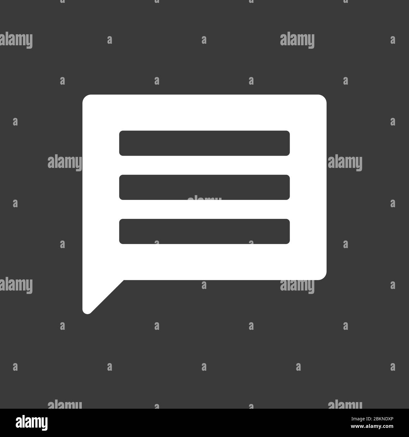 Message icon, vector symbol for design. Cat sign Stock Vector Image ...