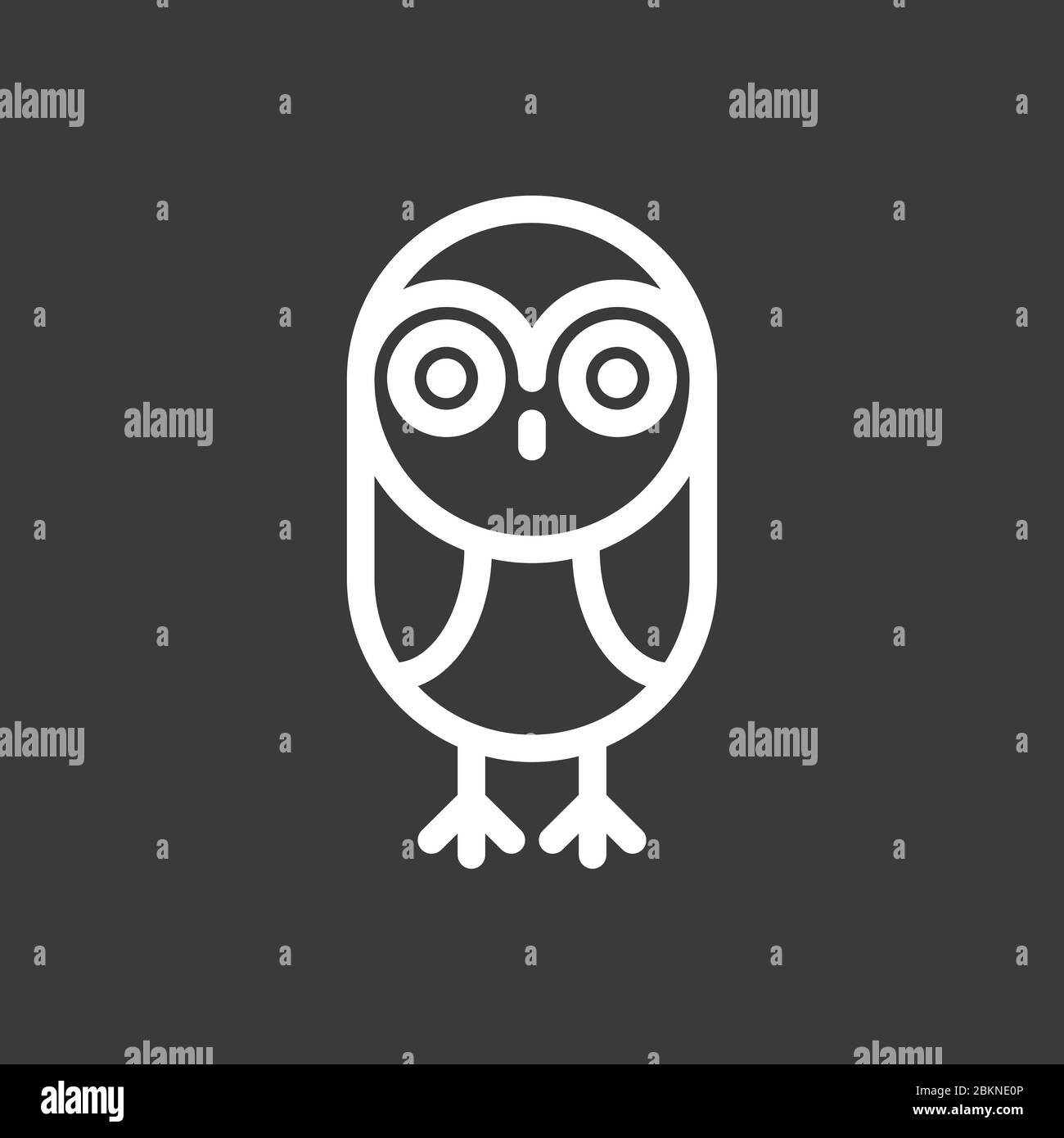 Owl icon. Vector images of owl on background Stock Vector Image & Art ...