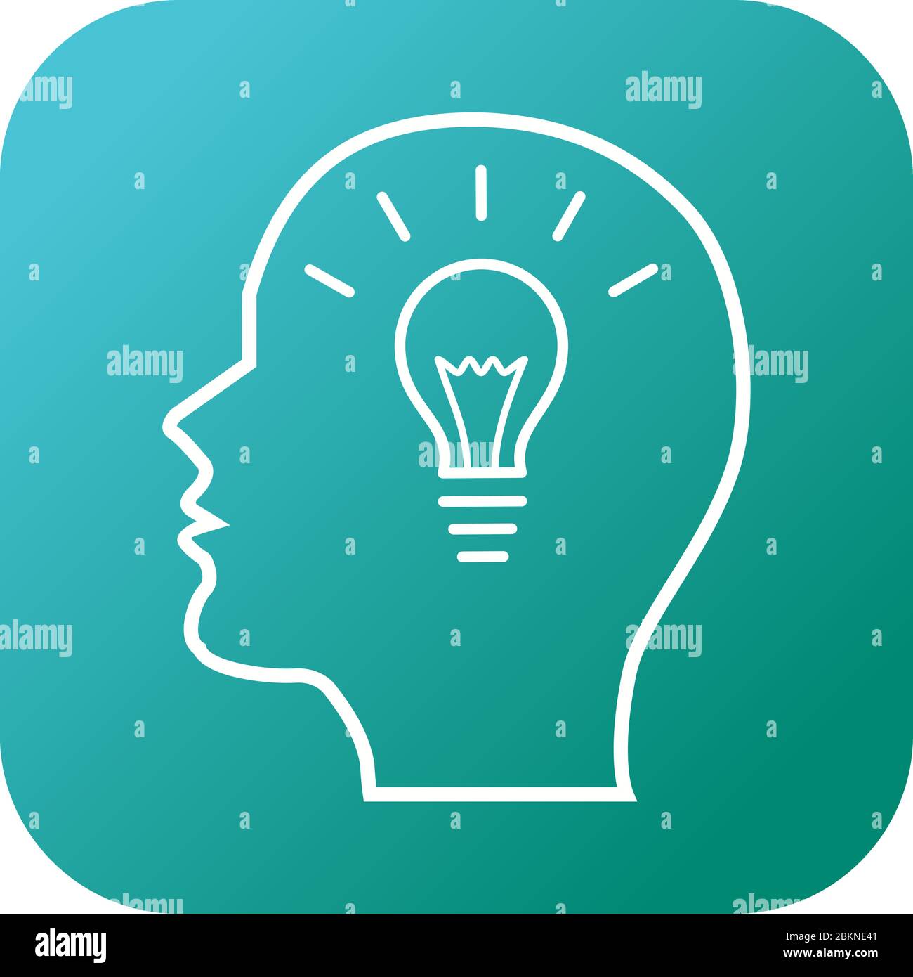 Beautiful Idea vector line icon Stock Vector Image & Art - Alamy