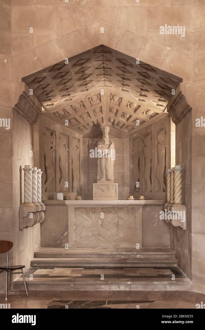 Cavtat, Croatia Oktober 5th 2019. Inside of the Mausoleum church of ...